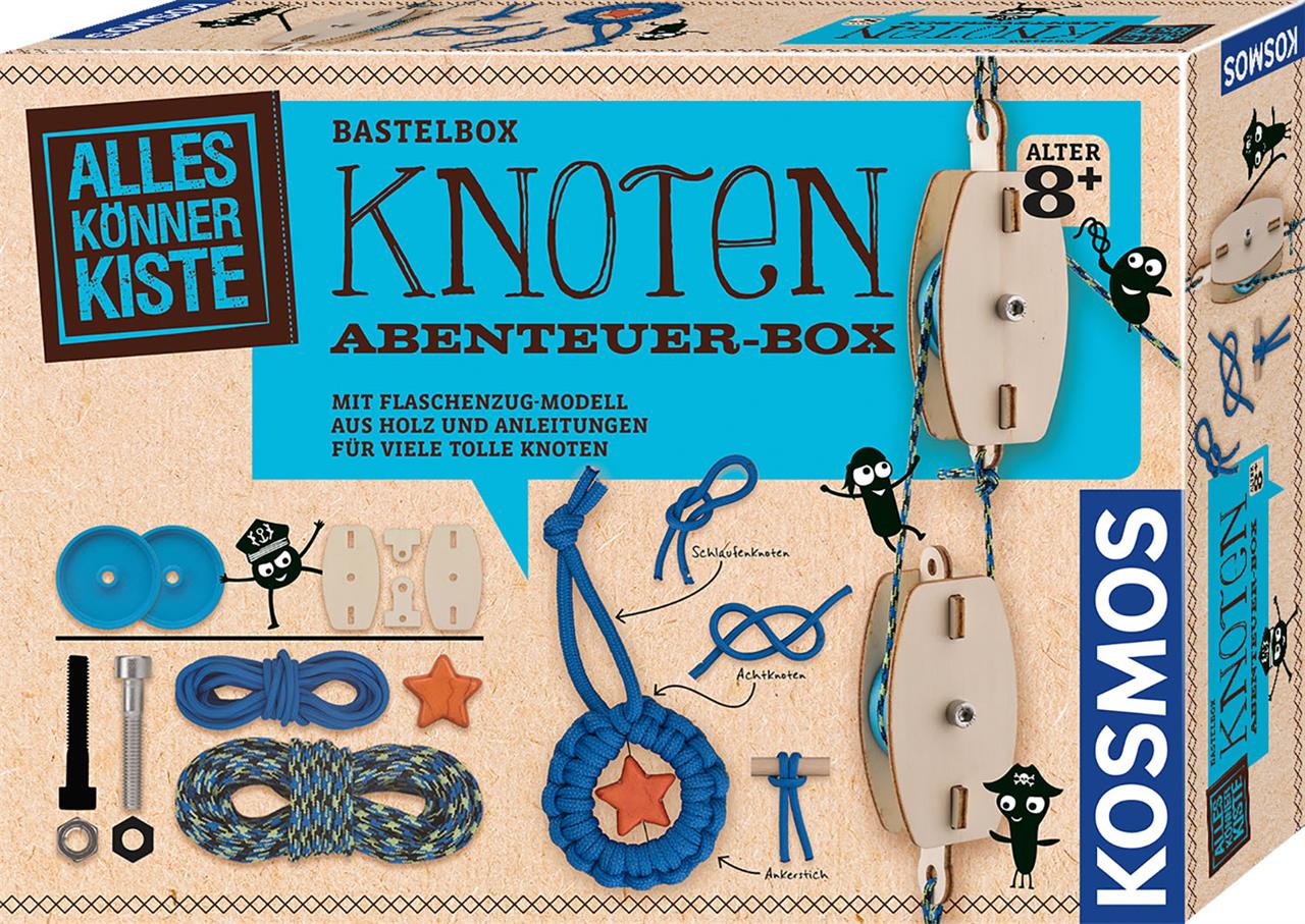 Bastelbox: Knoten Abenteuer-Box - Mit Flaschenzug- | 4002051604325