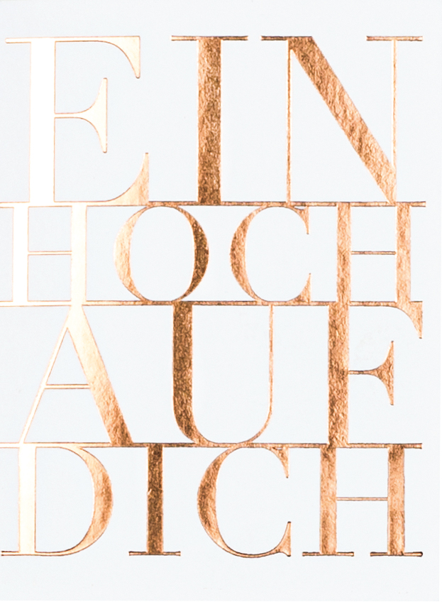 Minikarte „Ein Hoch auf Dich" | 4045289633743